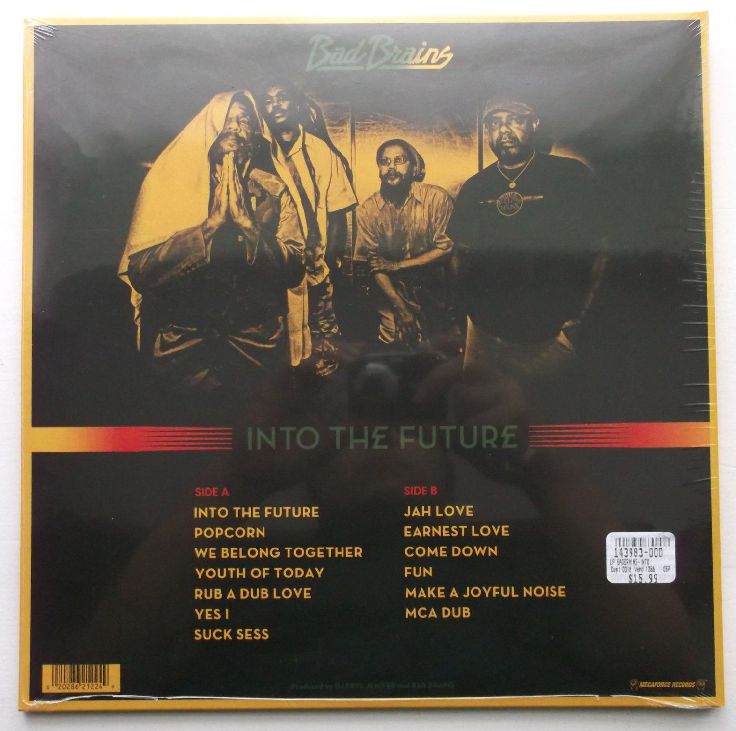 Bad Brains Into The Future Lp Record Brand New