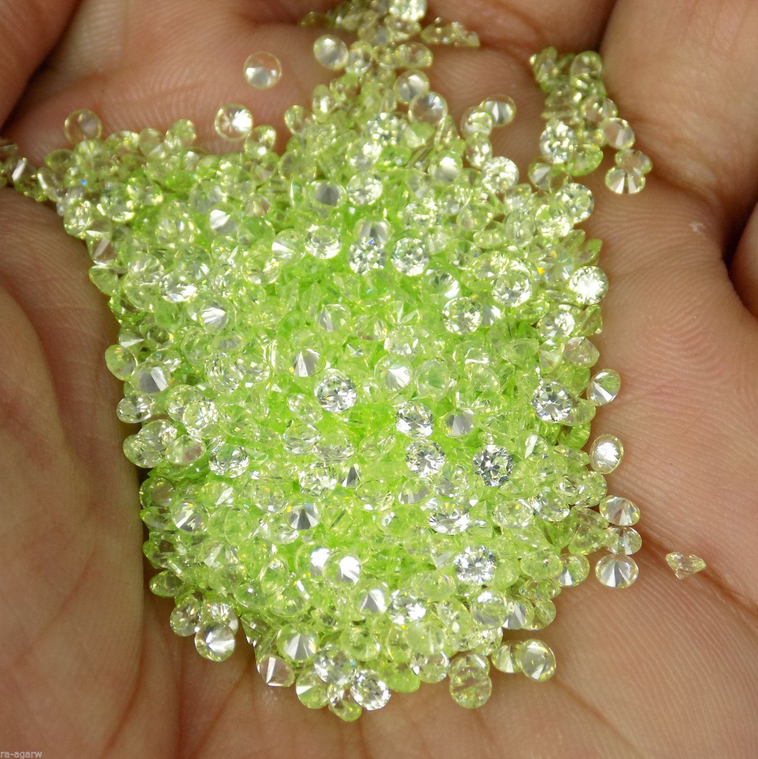 Wholesale Lot 100 Pcs Prynite Cubic Zirconia CZ Round 3mm Normal Cut ...