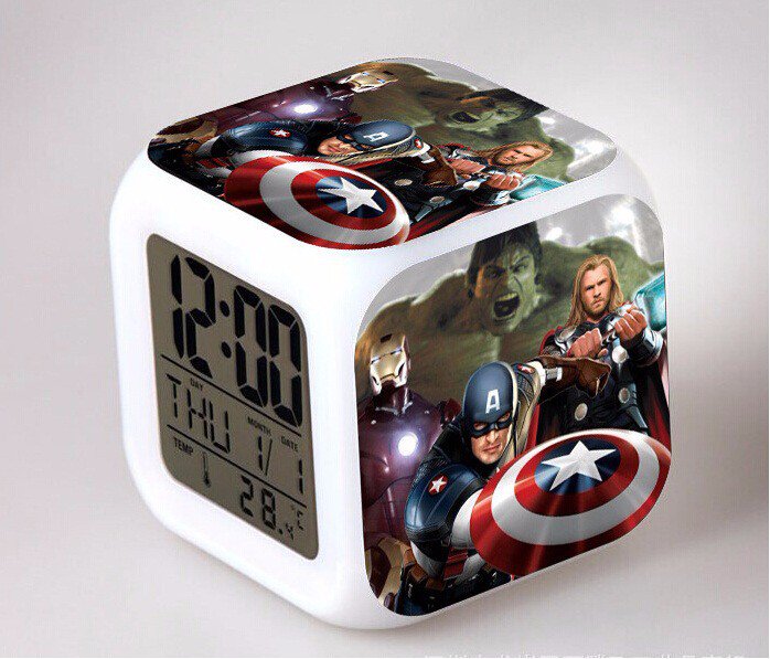 Marvel The Avengers LED Alarm Clock #20