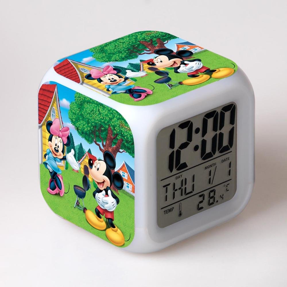 Mickey Mouse Disney #24 LED Alarm Clock for Gift