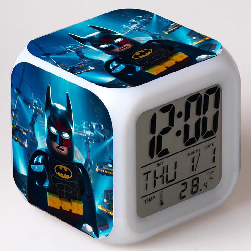 The Lego Movie Batman #04 LED Alarm Clock for Gift