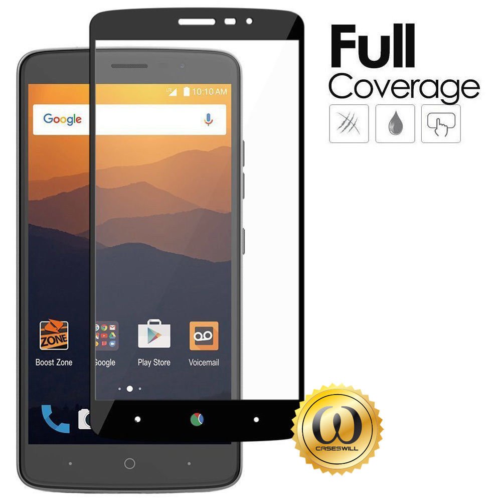For ZTE Max XL N9560 Full Screen Coverage Tempered Glass Screen Protector