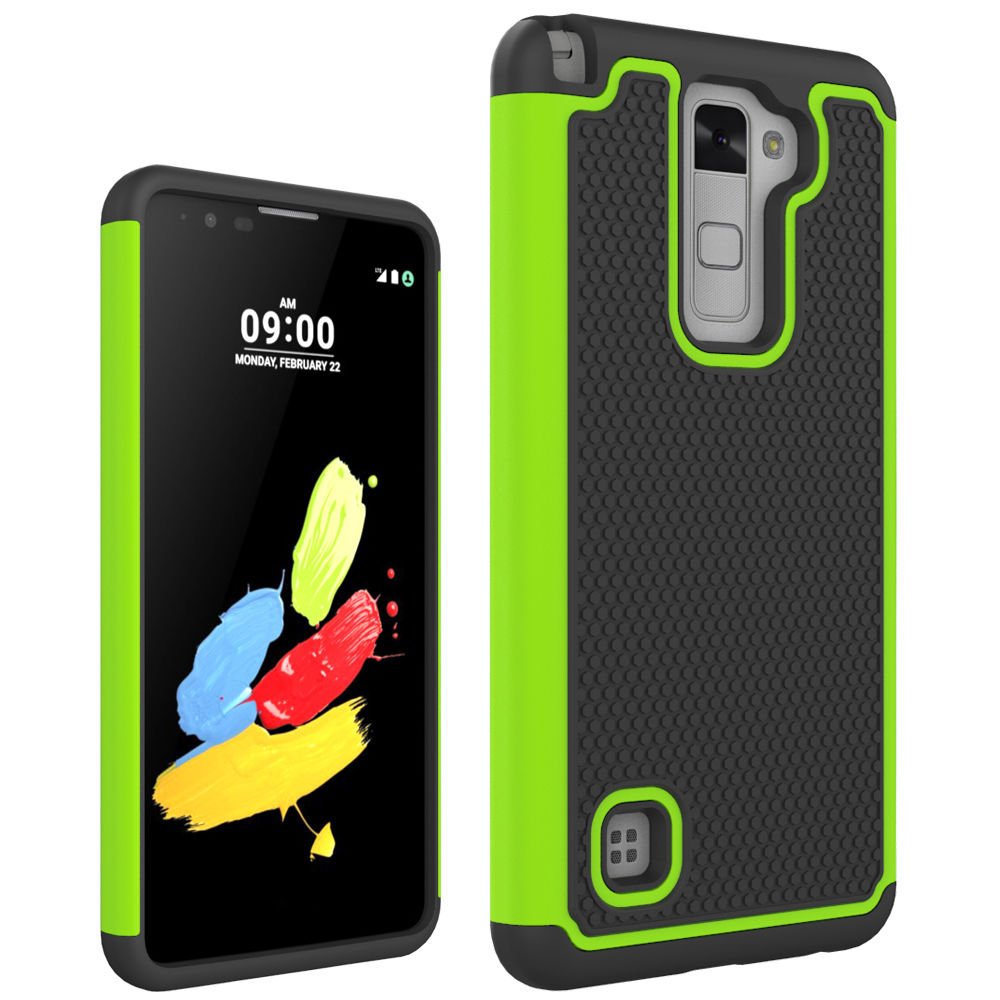 For LG Stylo 2 V VS835 Cases Hybrid Armor Dual Layer ShockProof ...