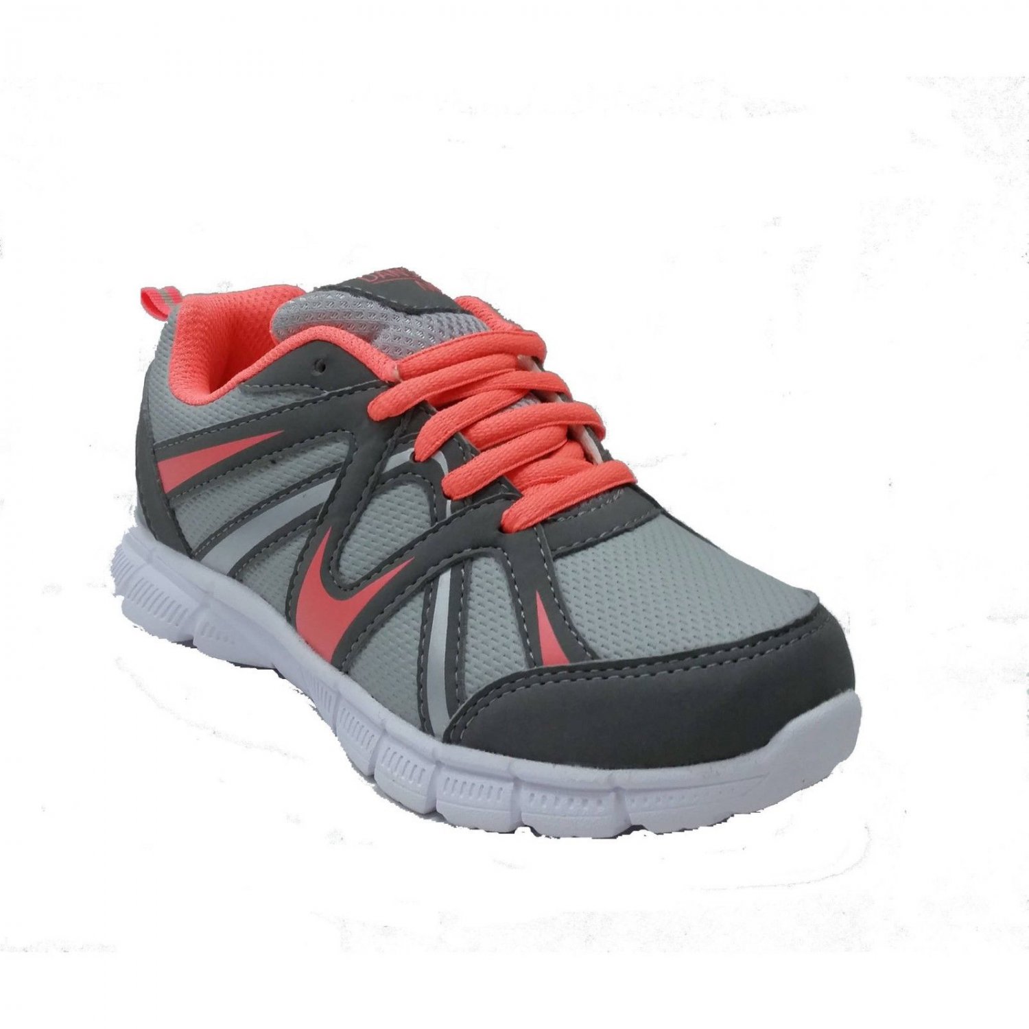 DANSKIN GIRLS ATHLETIC SHOES COLOR GRAY PEACH KIDS SCHOOL SHOES CASUAL ...