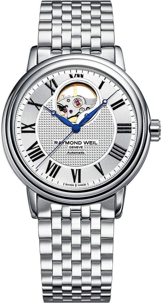 Raymond Weil Maestro Automatic Open Balance Wheel Men's Watch 2827-ST-00659