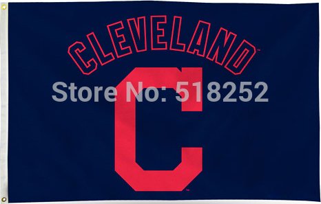 Cleveland Indians Flag 3x5 FT 100D150X90CM Banner Polyester flag 1060