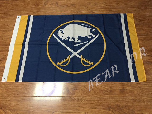 Buffalo Sabres flag 3ftx5ft Banner 100D Polyester Flag metal Grommets