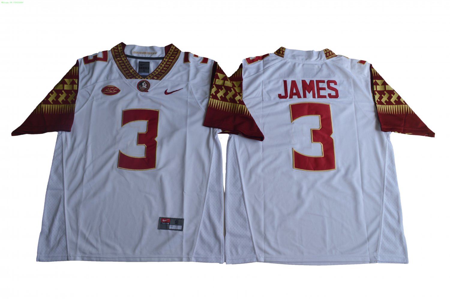 3 Derwin James Stitched Jersey Size S to 3 XL white