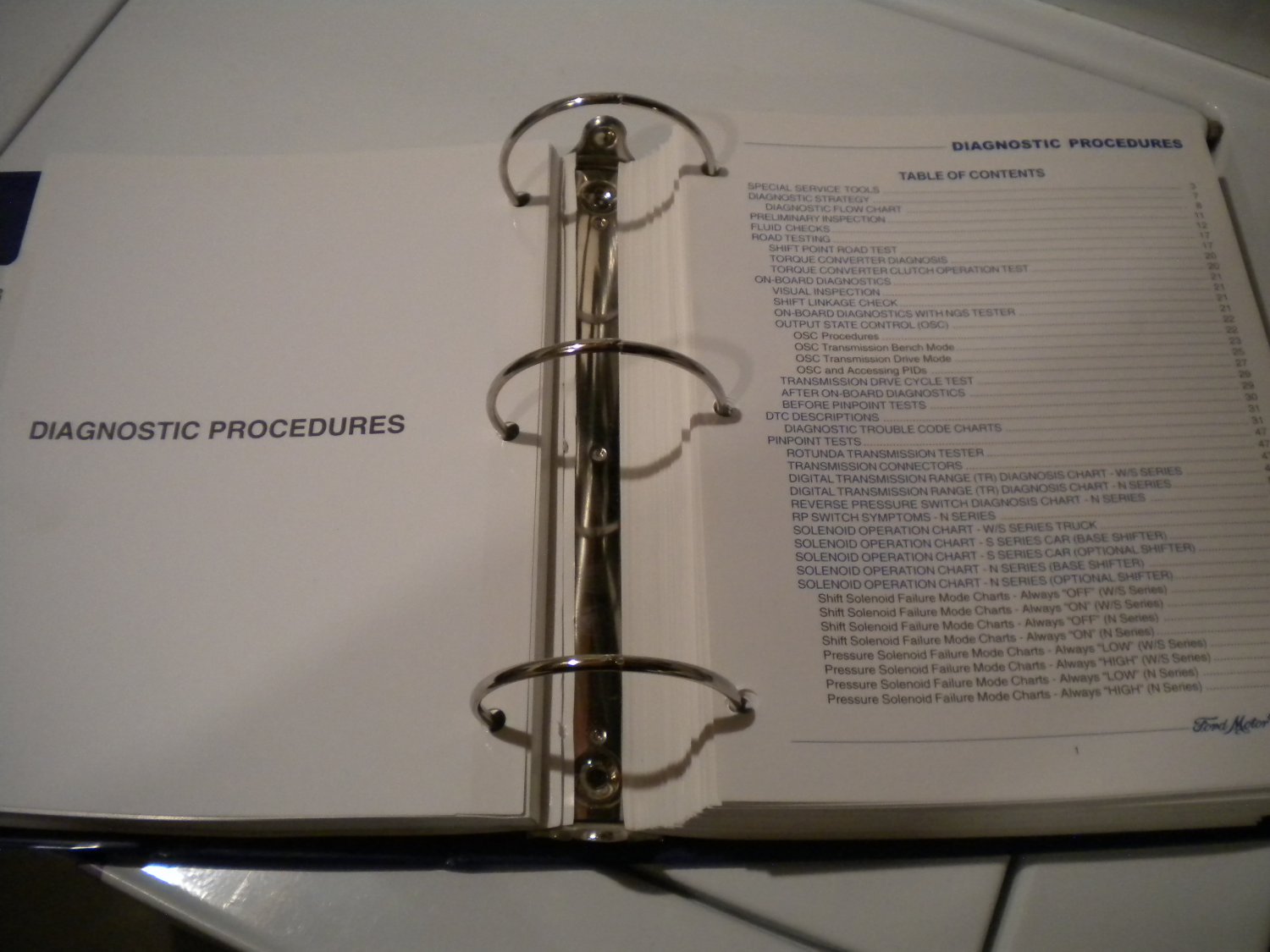 Ford 5R55W 5R55s 5R55N Transmission Service Manual Transmissions ...