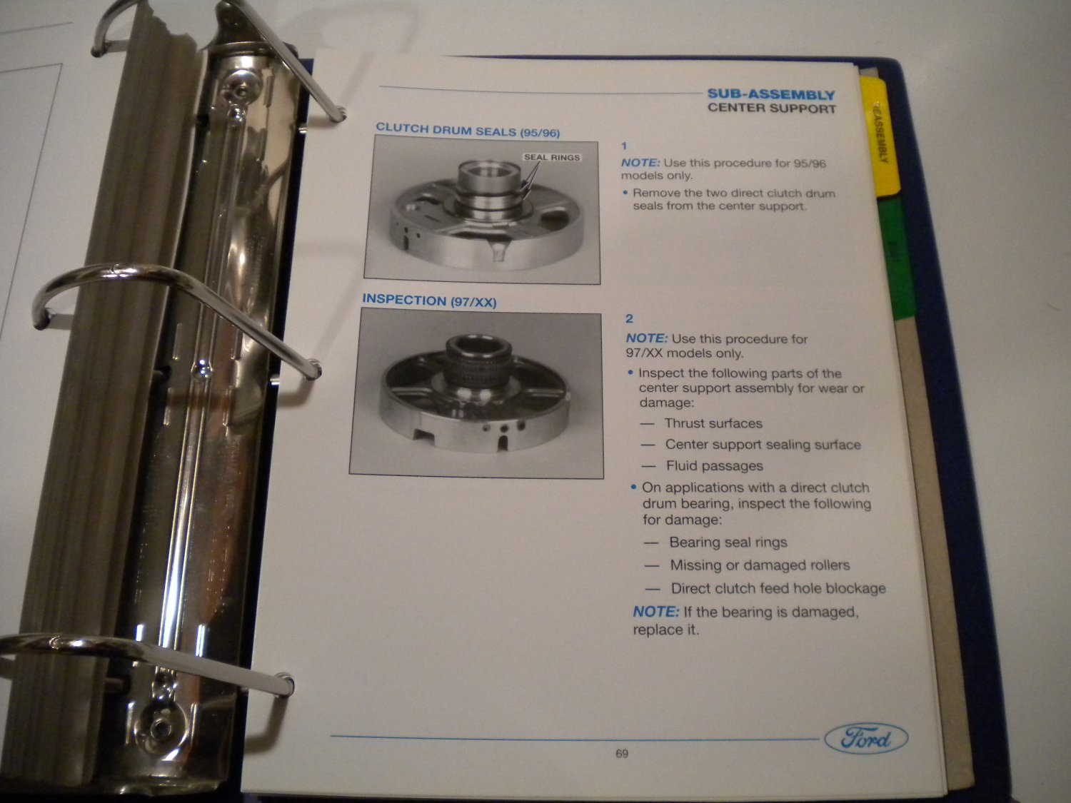 Ford 4R44E 4R55E 5R44E 5R55E Transmission Reference Manual Service Repair
