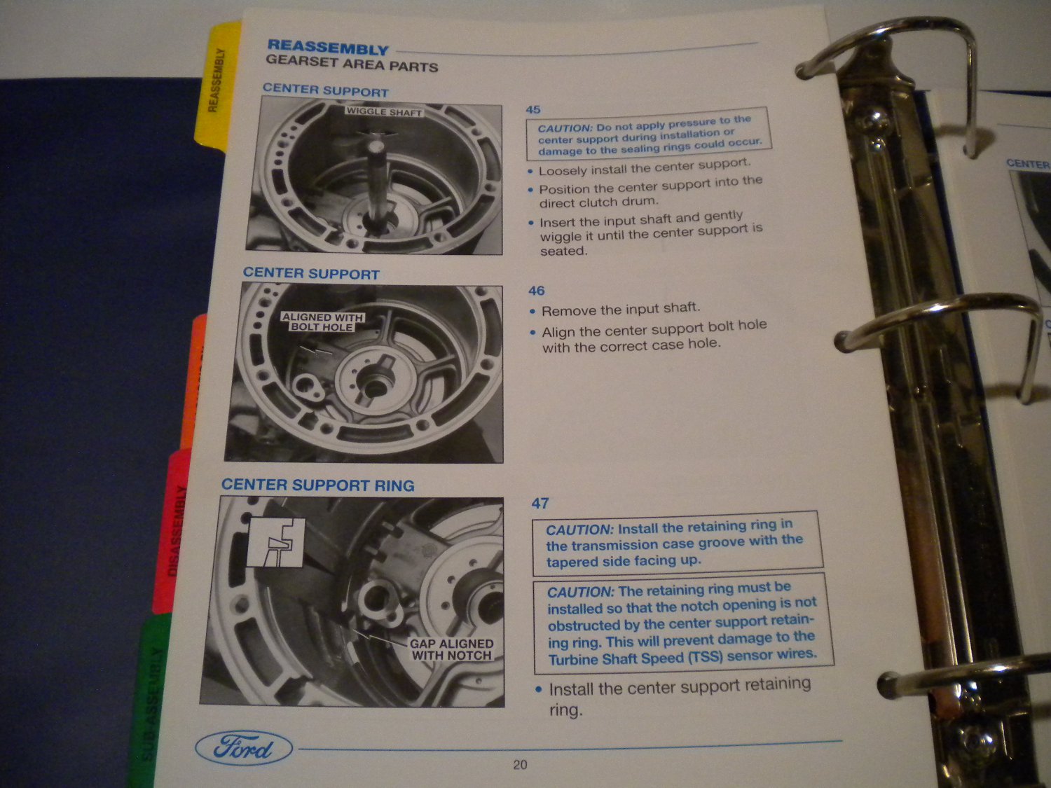 Ford 4R44E 4R55E 5R44E 5R55E Transmission Reference Manual Service Repair