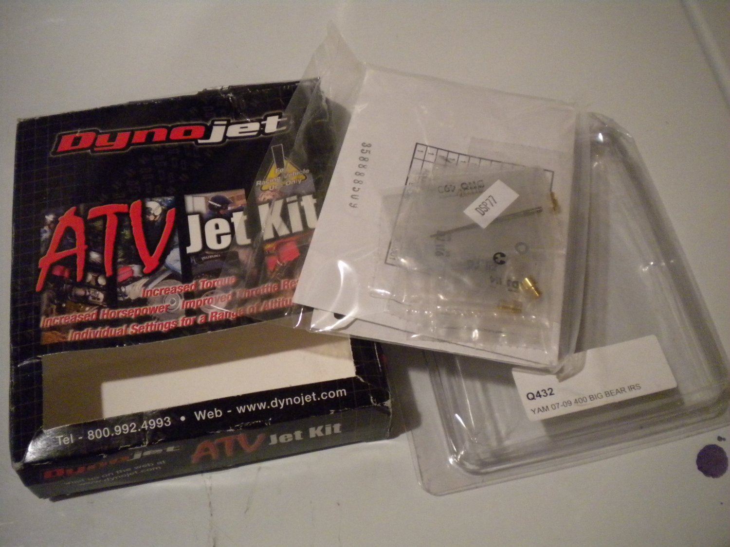Dynojet atv Carb jet kit Yamaha 400 Big Bear IRS New Carburetor