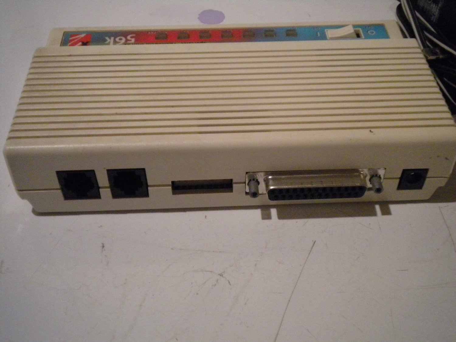 US Robotics 56K External Sportster With x2 Fax Modem Model 0459/ AC ADAPTER