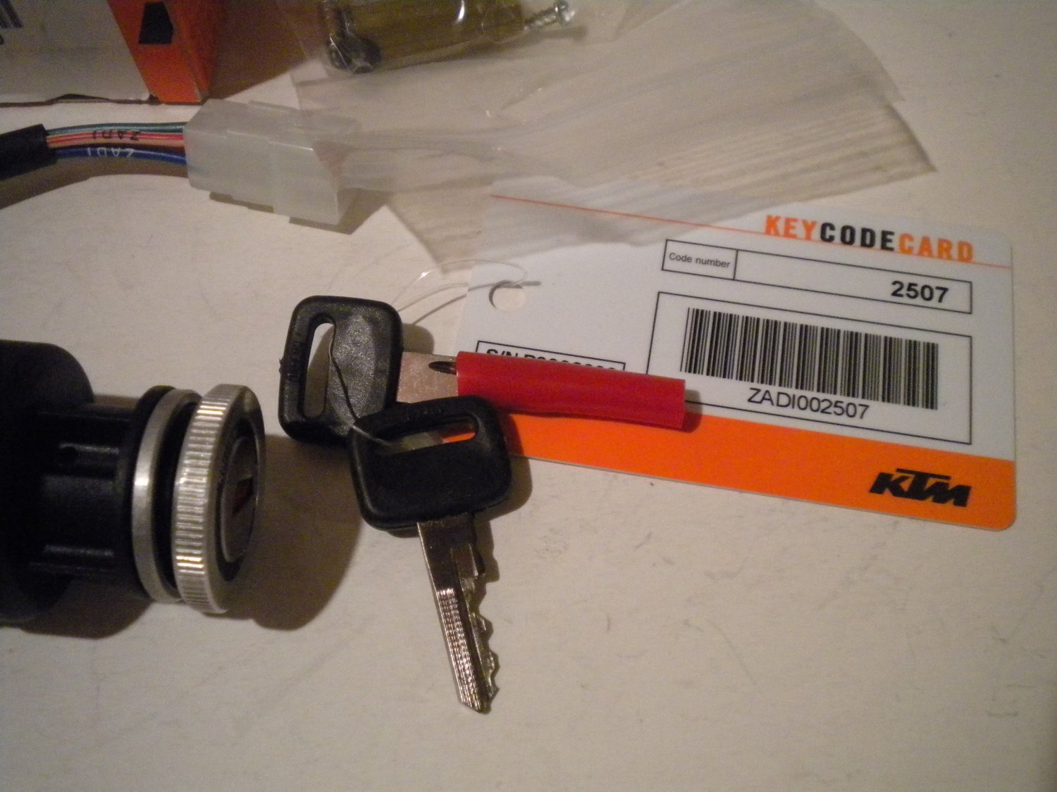 KTM 78011065100 Ignition Lock Set Str.Le 08 450 530 350 500 EXC ESC-F