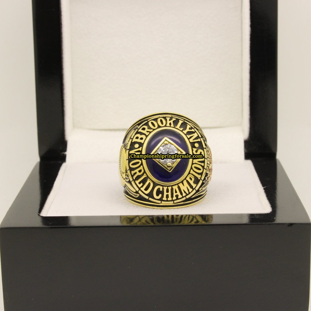 1955 Brooklyn Dodgers World Series Baseball Championship Ring