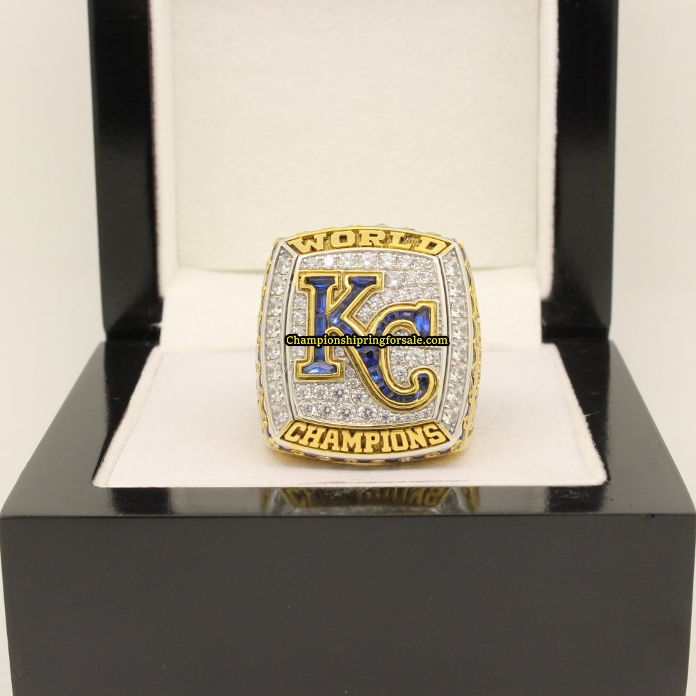 2015 Kansas City Royals World Series Baseball Gemstone Championship Ring