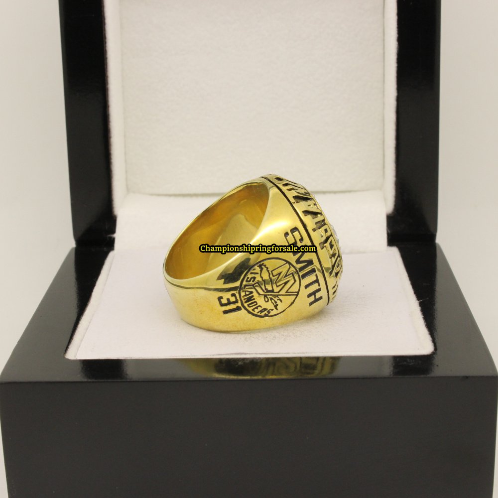 1983 New York Islanders Stanley Cup Ice Hockey Championship Ring
