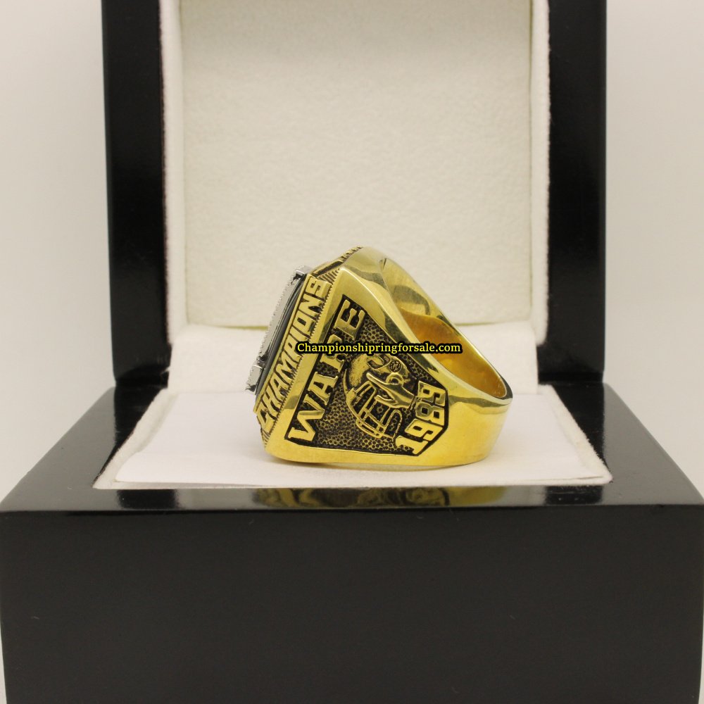 1989 Miami Hurricanes NCAA Football National Championship Ring