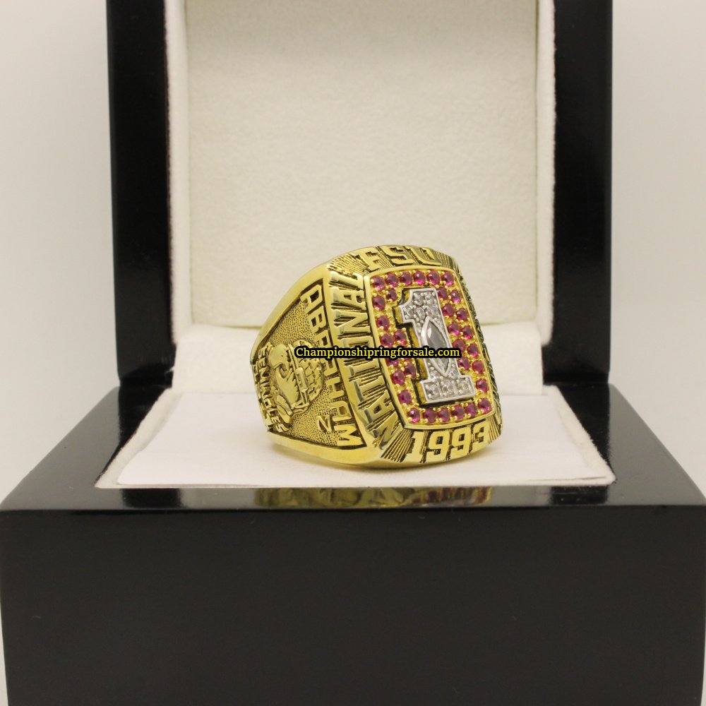 1993 Florida State Seminoles NCAA Football National Championship Ring