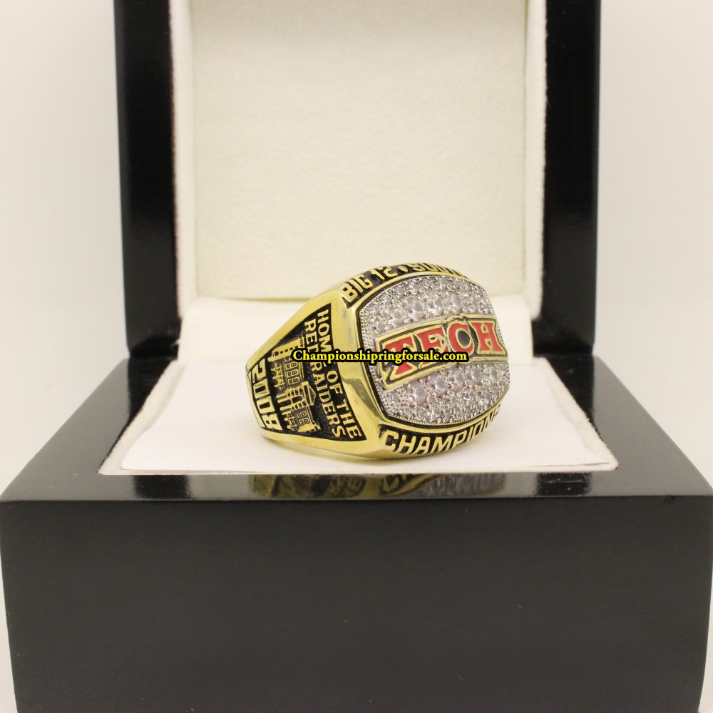 2008 Texas Tech Red Raiders Big 12 South Championship Ring