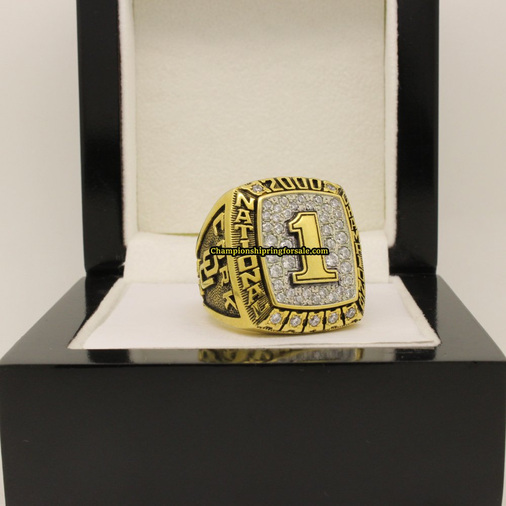 2000 Oklahoma Sooners NCAA Football National Championship Ring