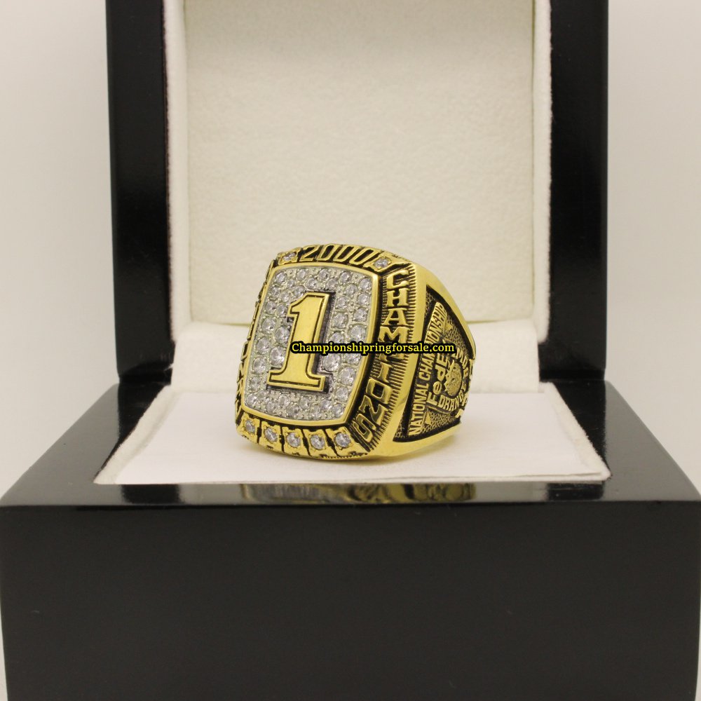 2000 Oklahoma Sooners NCAA Football National Championship Ring