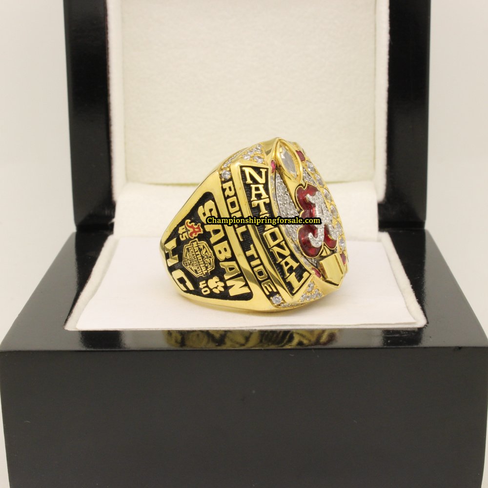 2015 Alabama Crimson Tide NCAA Football National Championship Ring