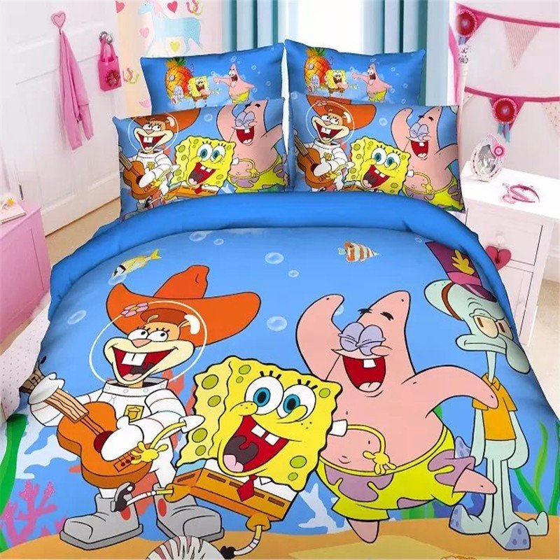 Twin Size Spongebob #03 bedding set duvet cover bed sheet pillow cases