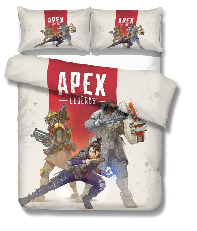 Apex Legends Game Full Size 3pcs #01 bedding set duvet cover pillow case