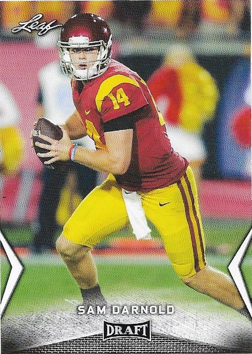 Sam Darnold 2018 Leaf #54 USC Trojans Football Card