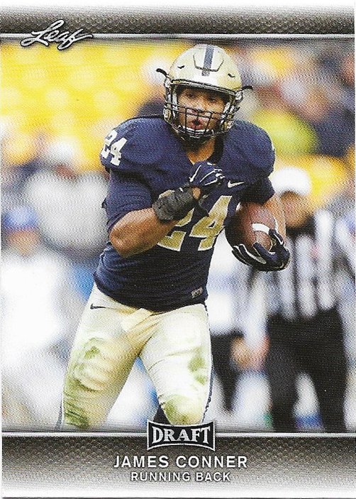James Conner 2017 Leaf #32 Pitt Panthers Football Card