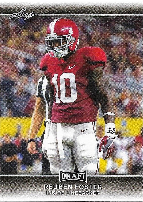 Reuben Foster 2017 Leaf #57 Alabama Crimson Tide Football Card