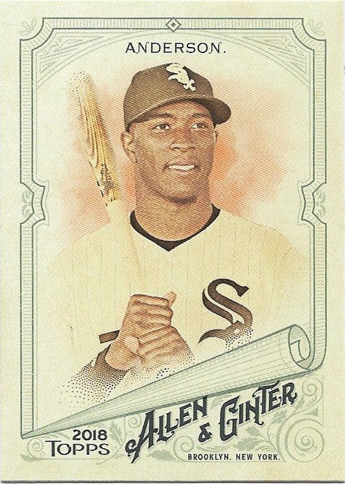Tim Anderson 2018 Topps Allen & Ginter #195 Chicago White Sox Baseball Card