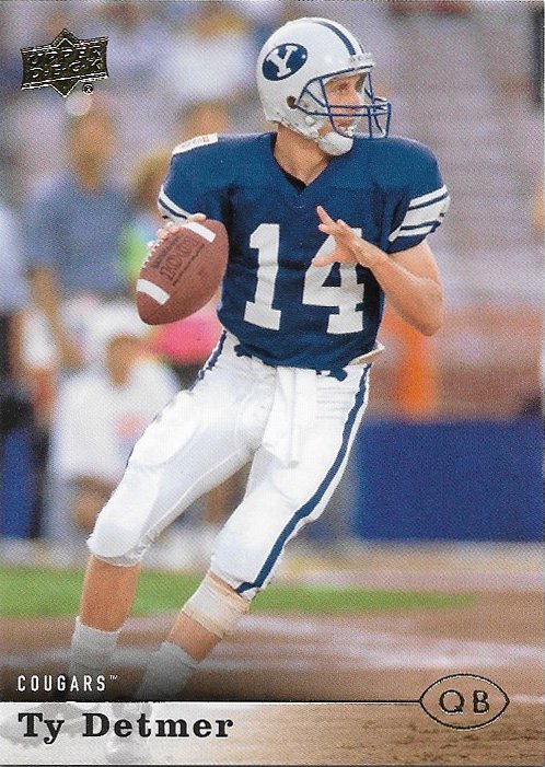 Ty Detmer 2013 Upper Deck #42 BYU Cougars Football Card