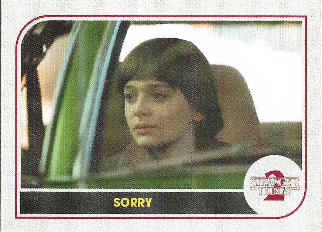 Topps Stranger Things Season 2 Trading Card #ST-8 Sorry