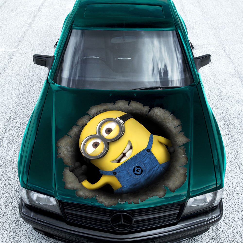 Despicable Me Hero Minion Full Color Car Decal Sticker KC-19 FRST