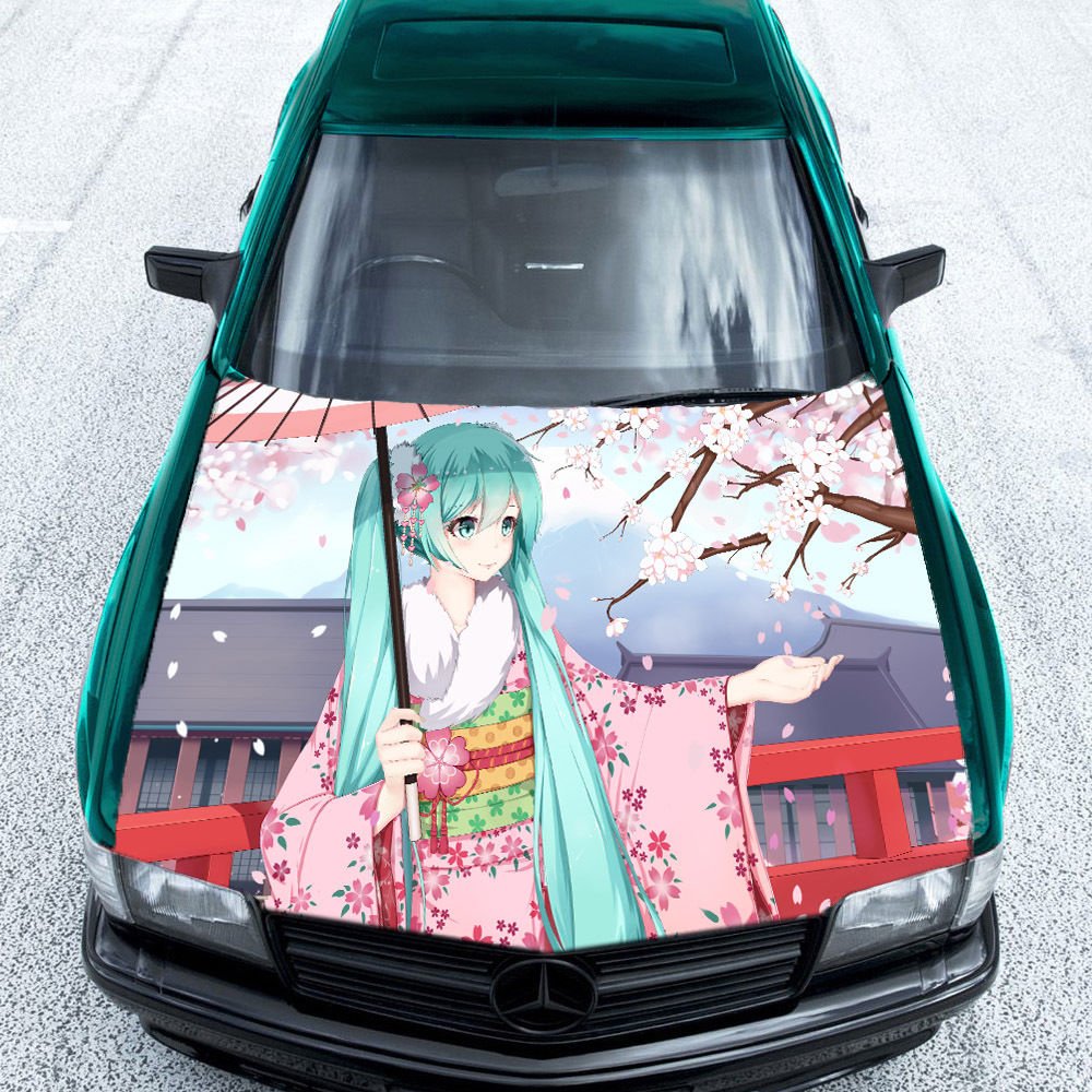 Anime Girl Japan Comics Full Color Car Decal Sticker KC-202 FRST