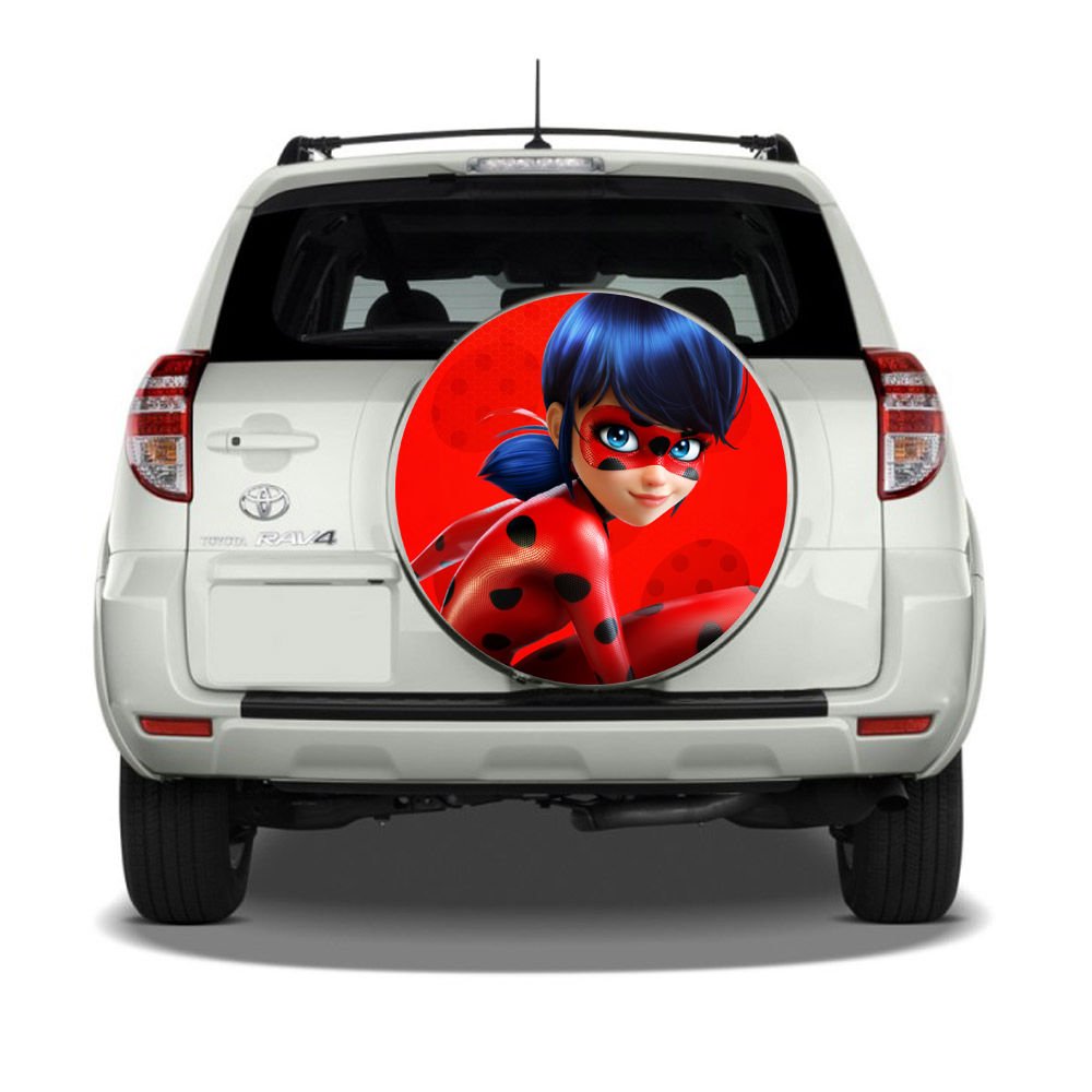 Ladybug Girl Superhero Comics Full Color Car Decal Sticker KC-374 FRST