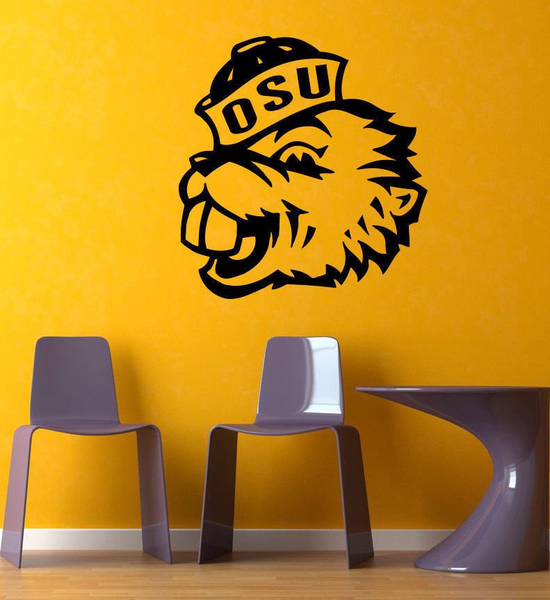 NCAA Oregon State Beavers Team GYM SPORTS LOGO Wall Mural Vinyl Sticker ...