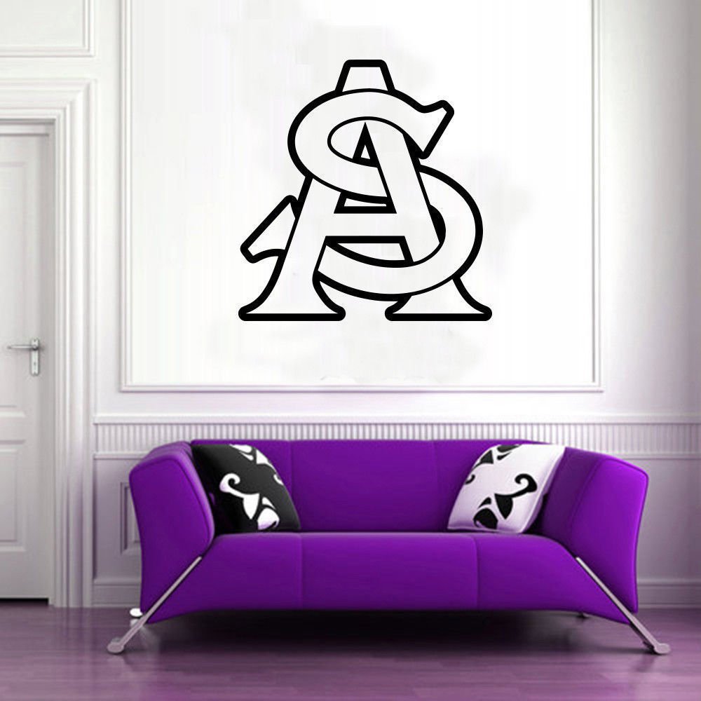 NCAA Wall Mural Vinyl Sticker Decal SHOP SPORTS TEAM LOGO ARIZONA STATE ...