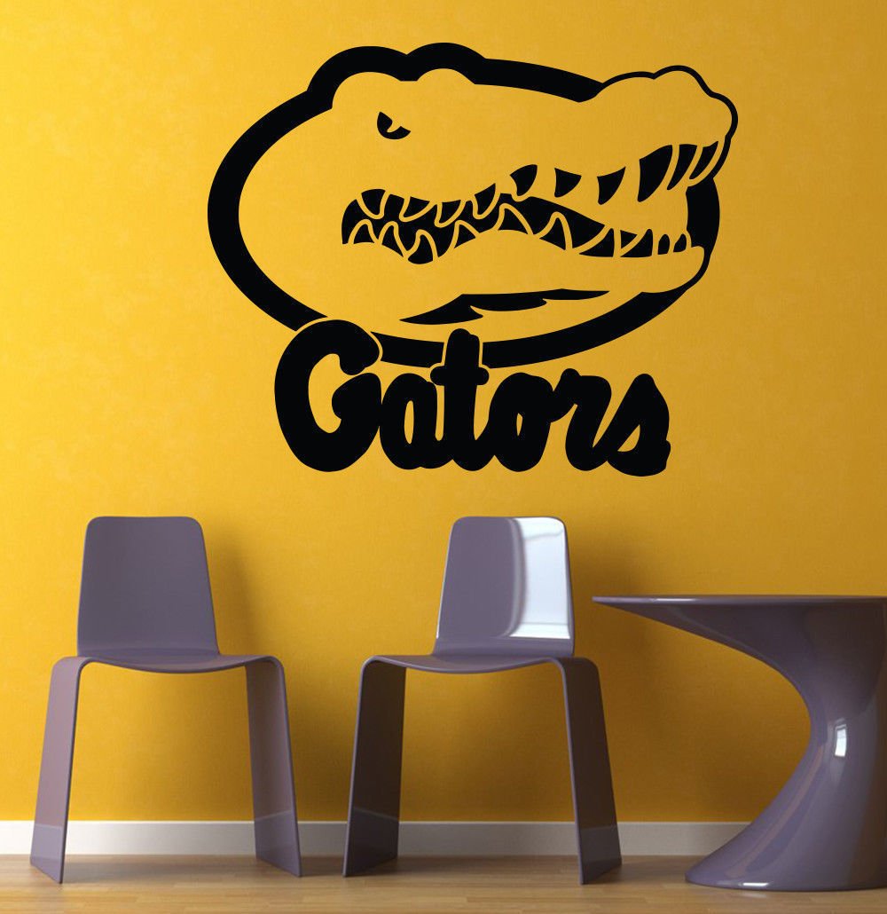 NCAA Wall Mural Vinyl Sticker GYM SPORTS LOGO TEAM FLORIDA GATORS DA2870