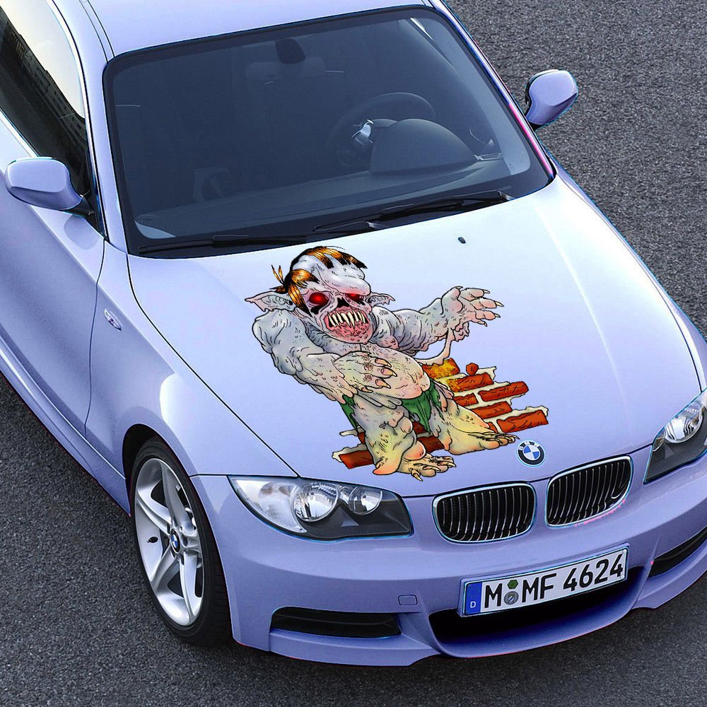 Ghost Monster Spirit Horror Full Color Car Decal Sticker KC-273 FRST