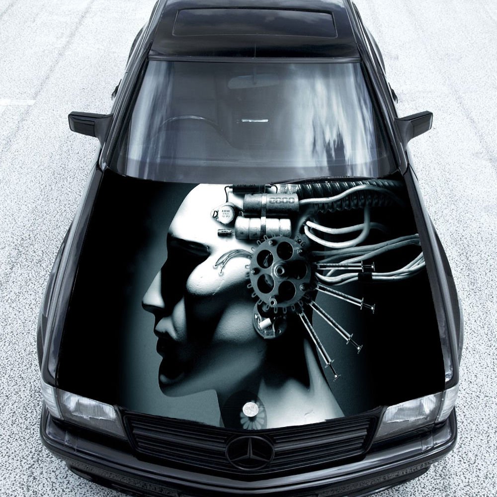 Gear Dummy Mechanism Head Full Color Car Decal Sticker KR-85 FRST