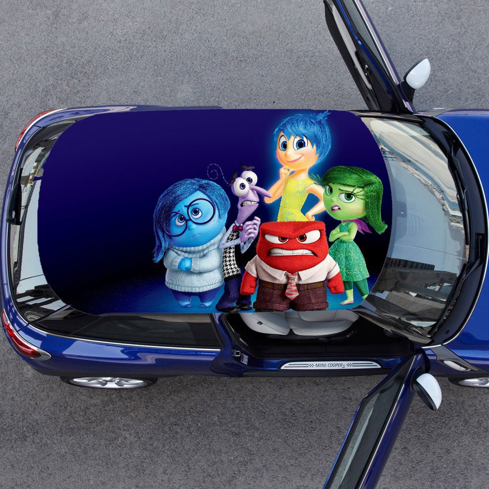 Inside Out Cartoon Emotions Full Color Car Decal Sticker KC-261 FRST