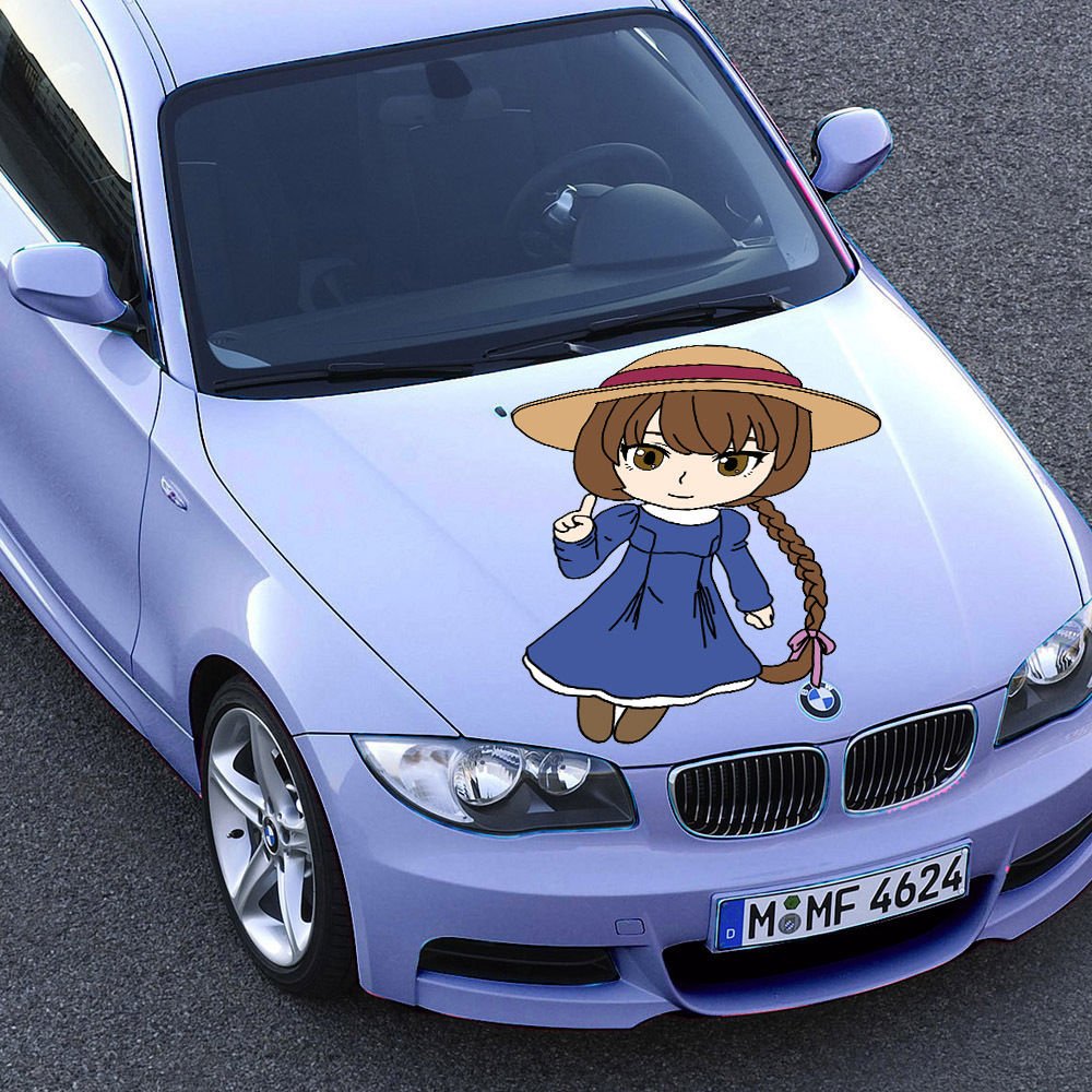 Anime Girl Japan Comics Full Color Car Decal Sticker KC-172 FRST