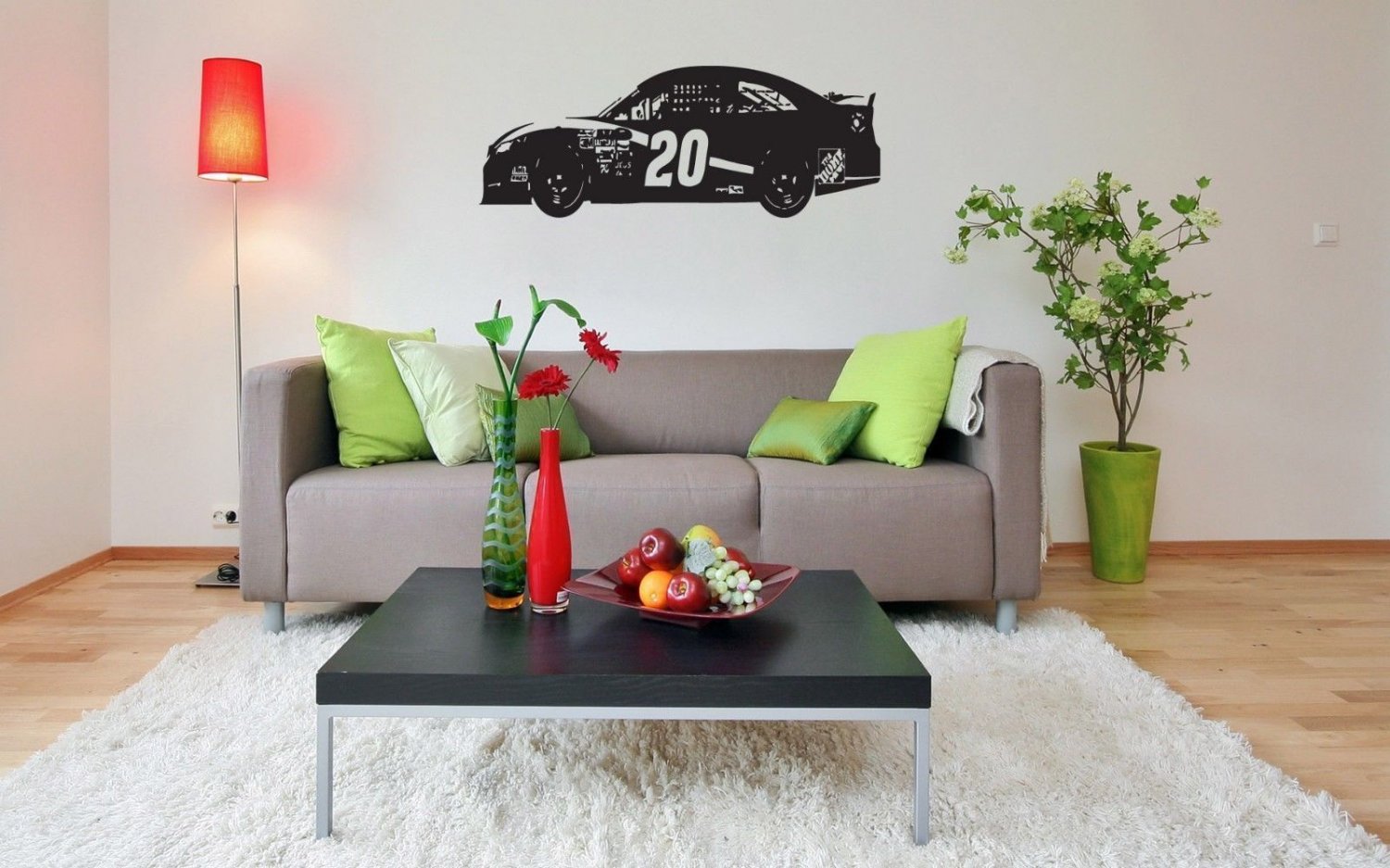 Wall Sticker Decal Team Logo Nascar # 20 Matt Kenseth Super Sport Car ...
