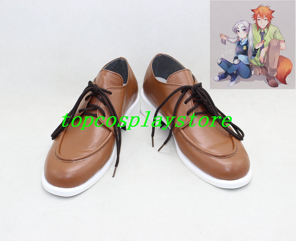 Zootopia anime Fox Nick Wilde cosplay shoes boots shoe boot