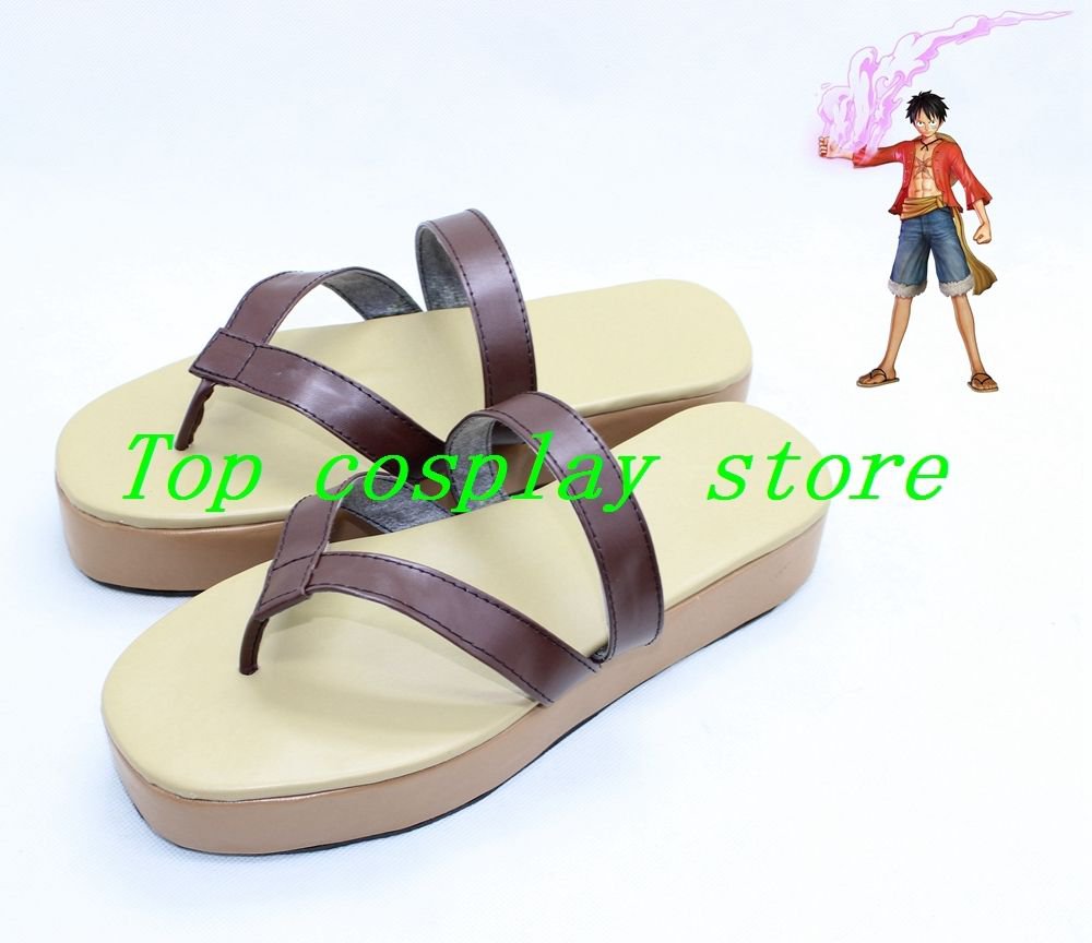 One Piece Monkey D Luffy Cosplay Shoes boot shoe boot hand made