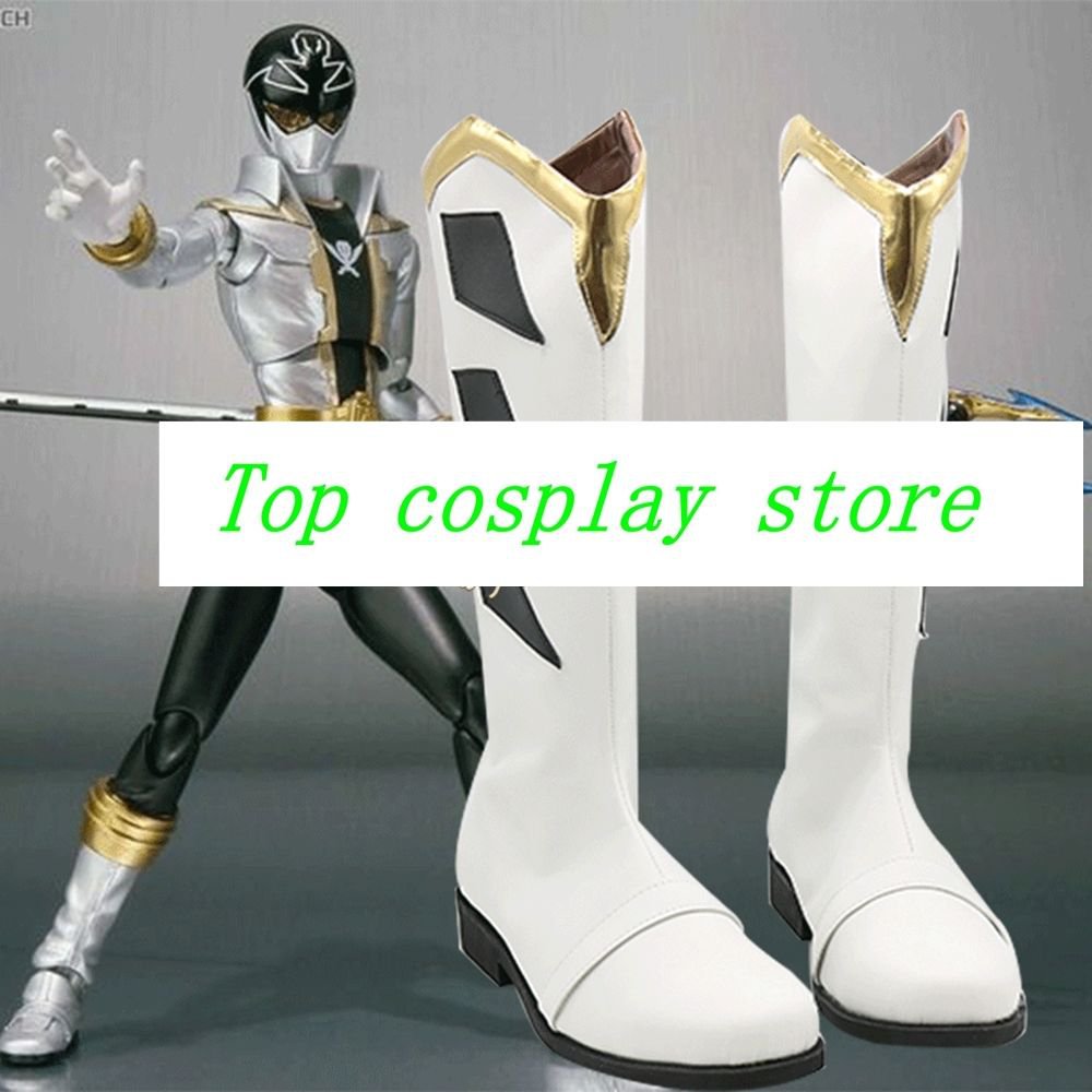Power Rangers Super Sentai Cosplay Boots shoes shoe boot #NC938