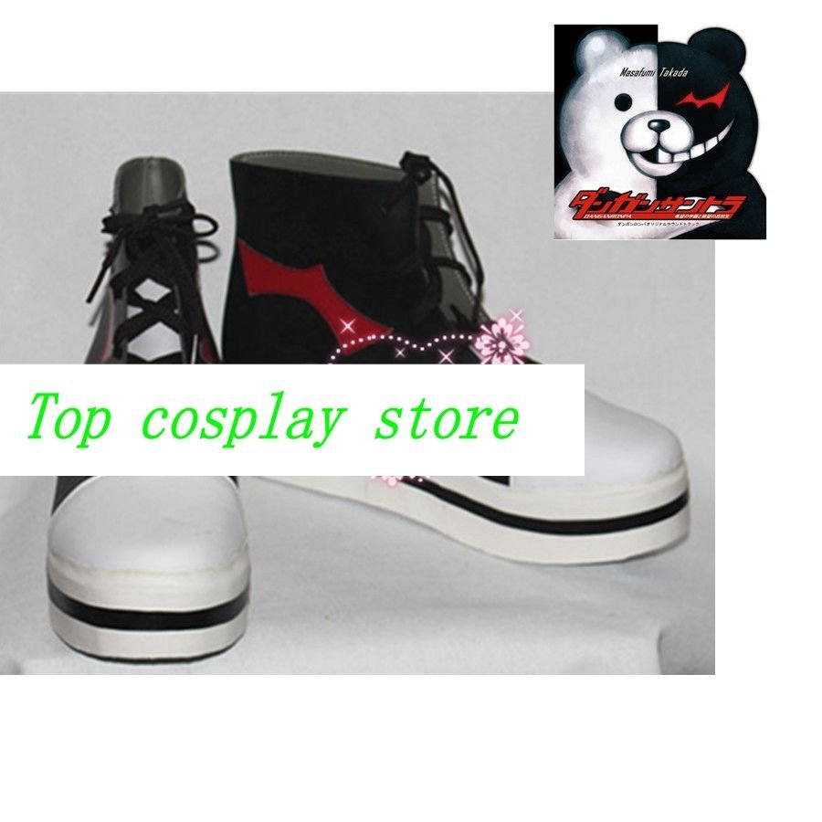 Danganronpa monokuma Cosplay Boots shoes #cos065 New hand made ...